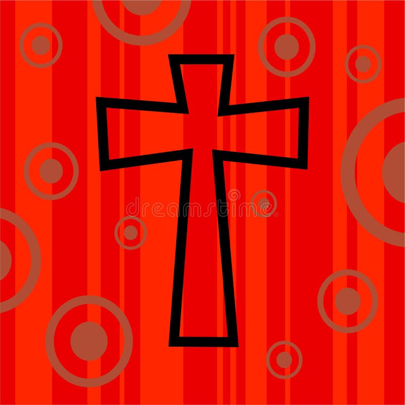 Easter Cross Cartoon Doodle Stock Illustration - Illustration of symbol ...