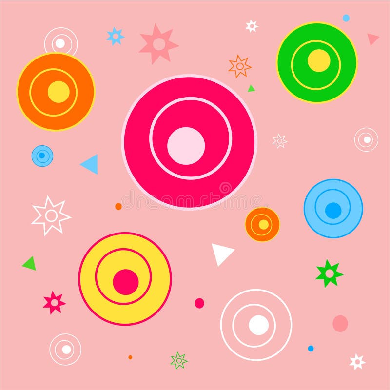 Funky Shapes Border stock vector. Illustration of invitations - 68058