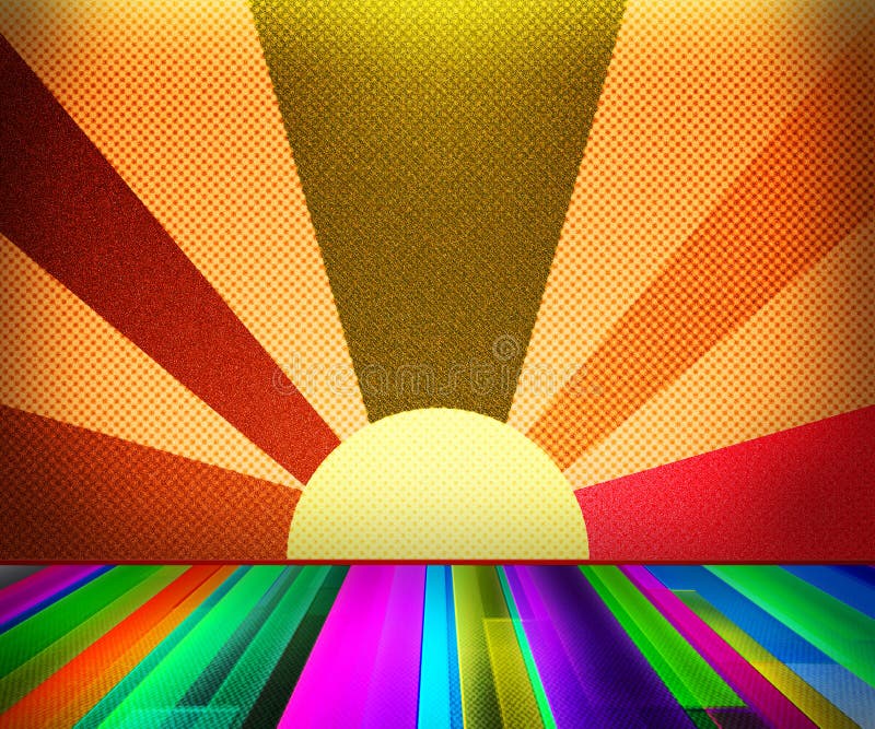 Funky Stage stock illustration. Illustration of isolated - 25624067