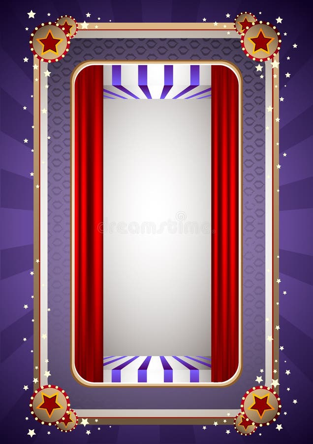 Funky Stage Frame stock illustration. Illustration of show - 3846835