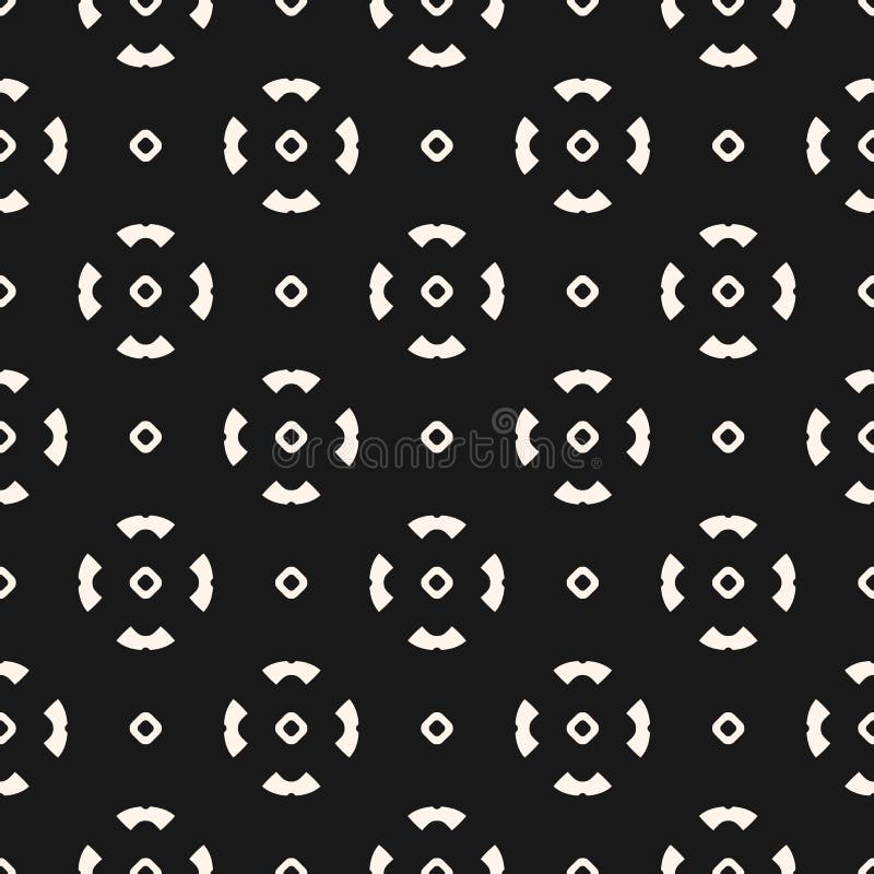 Funky Style Vector Minimalist Pattern. Modern Black Stock Vector ...