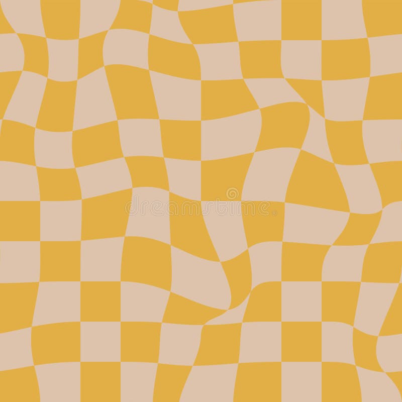 Funky Summer Groovy Flame Vector Seamless Pattern Stock Illustration ...