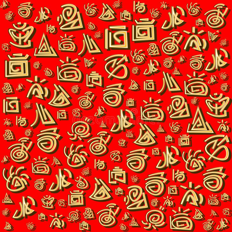 Funky symbols stock vector. Illustration of pattern, decorative - 55859975