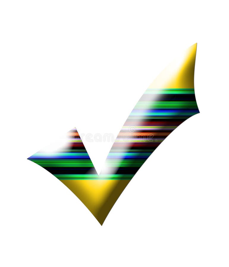 Funky Tick Check Mark Picture. Image: 6901765