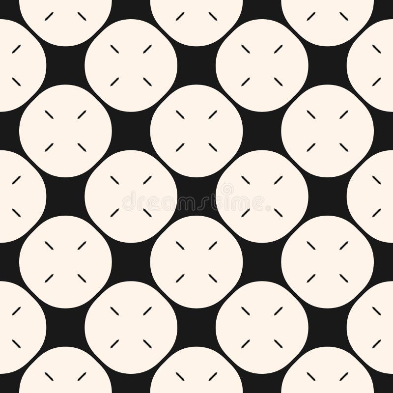 Funky Vector Geometric Seamless Pattern with Circular Mesh, Thin ...