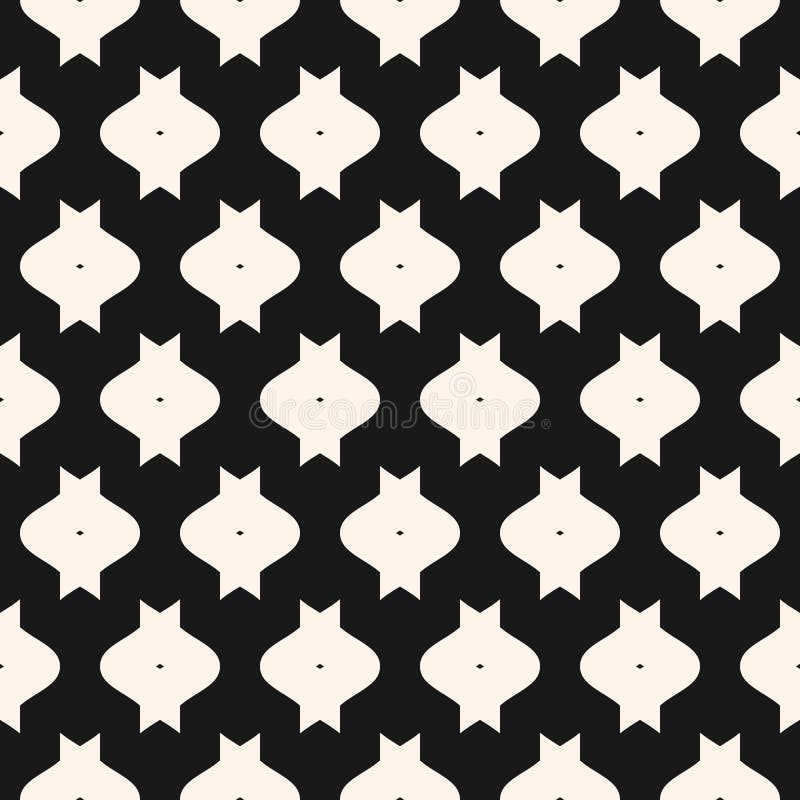 Funky Vector Seamless Pattern with Simple Geometric Shapes, Regular ...