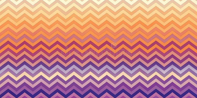 Funky Wavy Chevron Gradient Pattern in Light Orange and Purple Colors ...