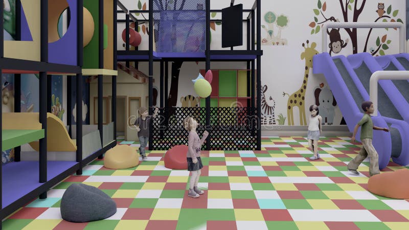 Funland 3d Render Design Using Lumion â€“ Front Elevation Stock ...