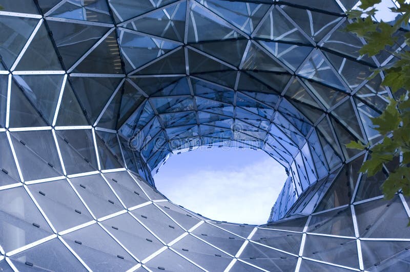 Funnel. stock image. Image of glass, funnel, facade, cloud - 11611185