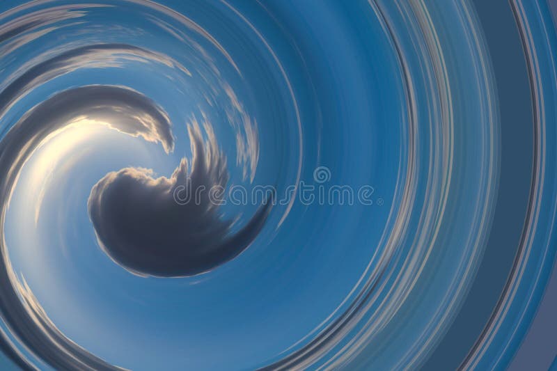 Funnel Abstract Pattern. Swirl, Spiral, Multi-colored Pattern As a ...