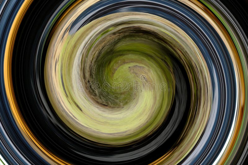 Funnel Abstract Pattern. Swirl, Spiral, Multi-colored Pattern As a ...