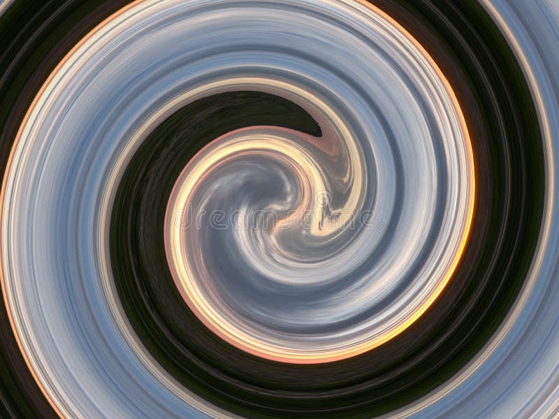 Funnel Abstract Pattern. Swirl, Spiral, Multi-colored Pattern As a ...