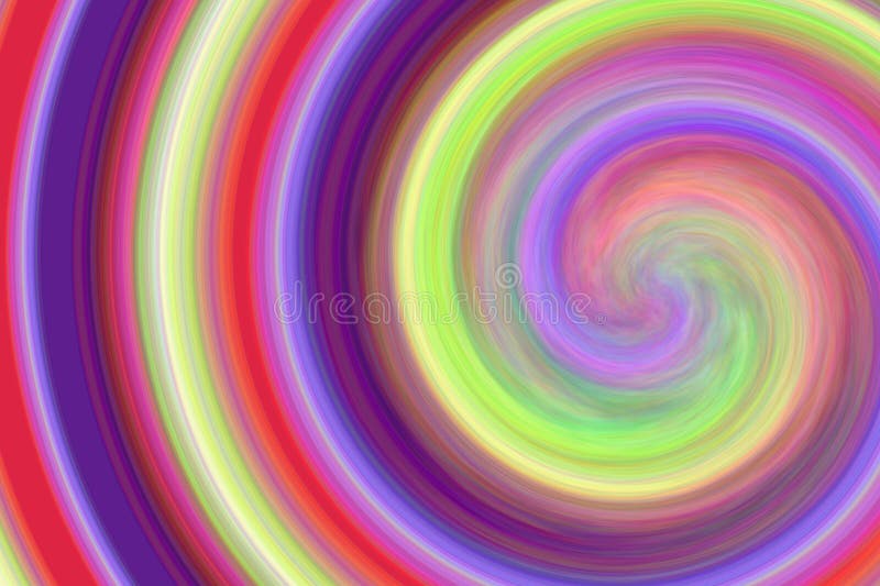 Funnel Abstract Pattern. Swirl, Spiral, Multi-colored Pattern As a ...