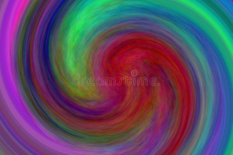 Funnel Abstract Pattern. Swirl, Spiral, Multi-colored Pattern As a ...