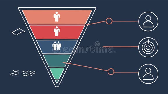 Funnel Audience Segmentation Diagram, Vector Design Generative AI Stock ...