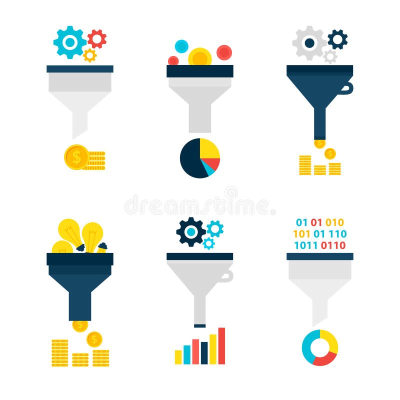 Funnel Chart Stock Illustrations – 7,885 Funnel Chart Stock ...