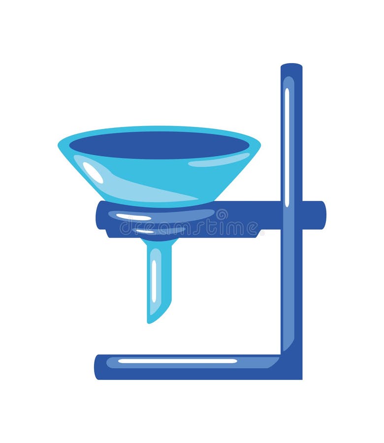 Funnel Chemical Laboratory Equipment Icon Stock Vector - Illustration ...