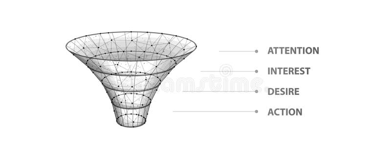 Funnel. Conversion Process, Data Filter, Sale Strategy, Client Flow ...