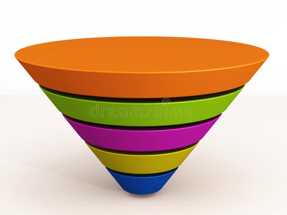 Funnel empty stock illustration. Illustration of averages - 24692007