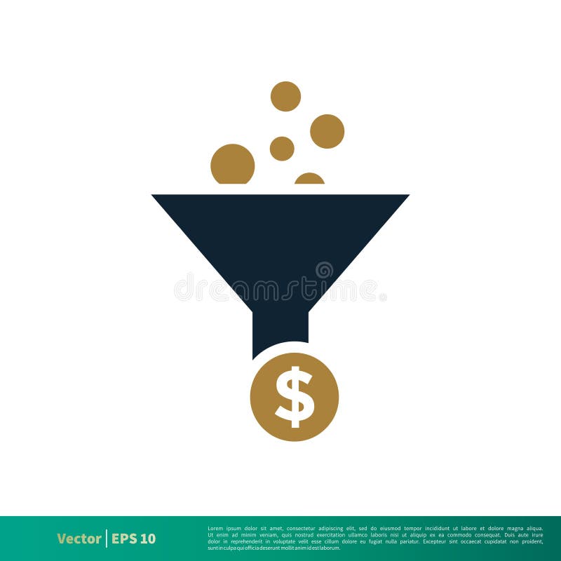 Funnel Icon Vector Logo Template Illustration Design. Vector EPS 10 ...