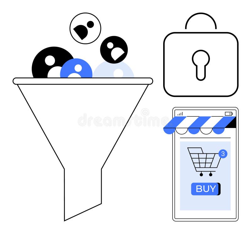 Marketing Funnel with E-commerce, Security, and Customer Conversion ...
