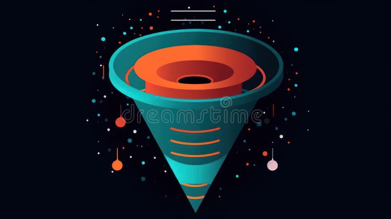 A Funnel Icon Representing the Conversion of Data from One Stage To ...