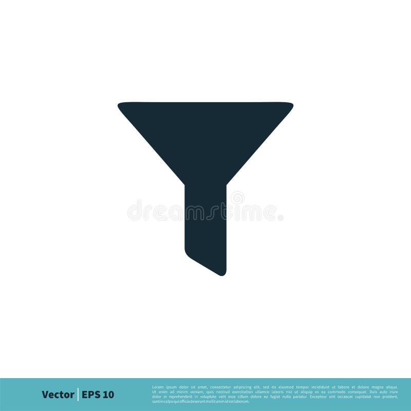 Funnel Icon Vector Logo Template Illustration Design. Vector EPS 10 ...