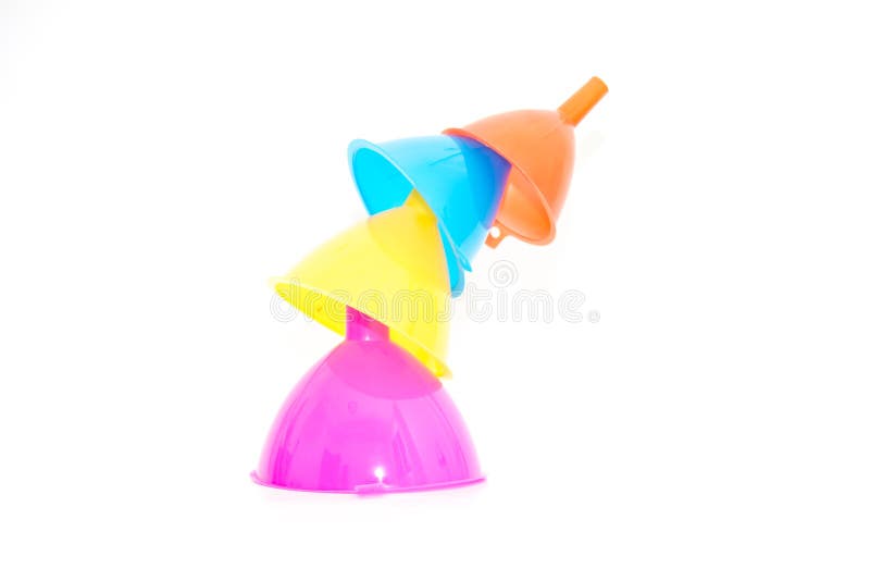 Funnel Isolated on White Background Stock Image - Image of business ...