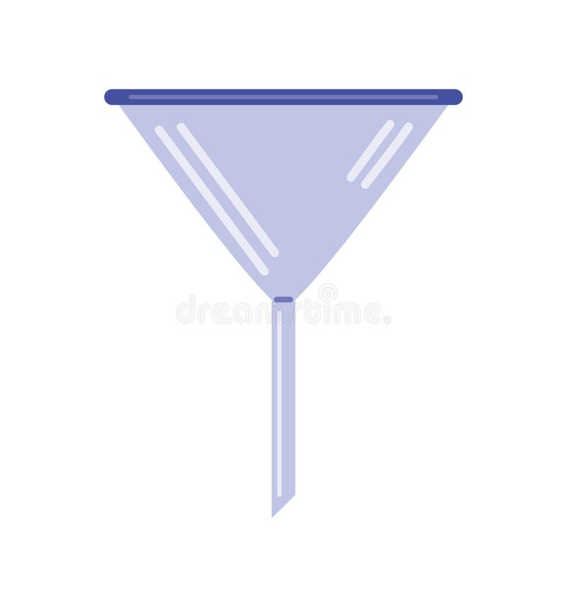 Funnel laboratory icon stock vector. Illustration of chemical - 276962248