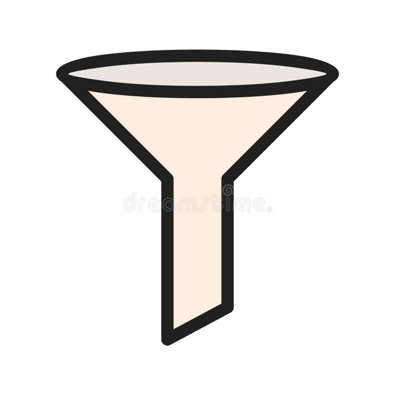 Science Funnel Line Style Icon Vector Design Stock Vector ...