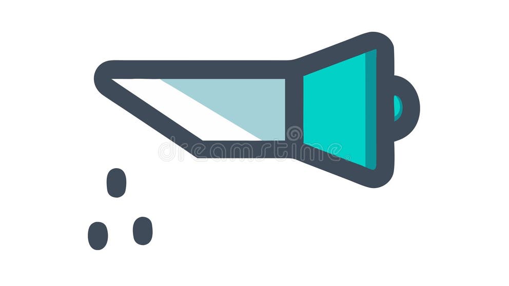 Funnel Liquid Pouring Icon for Filtration and Process, Vector Design ...