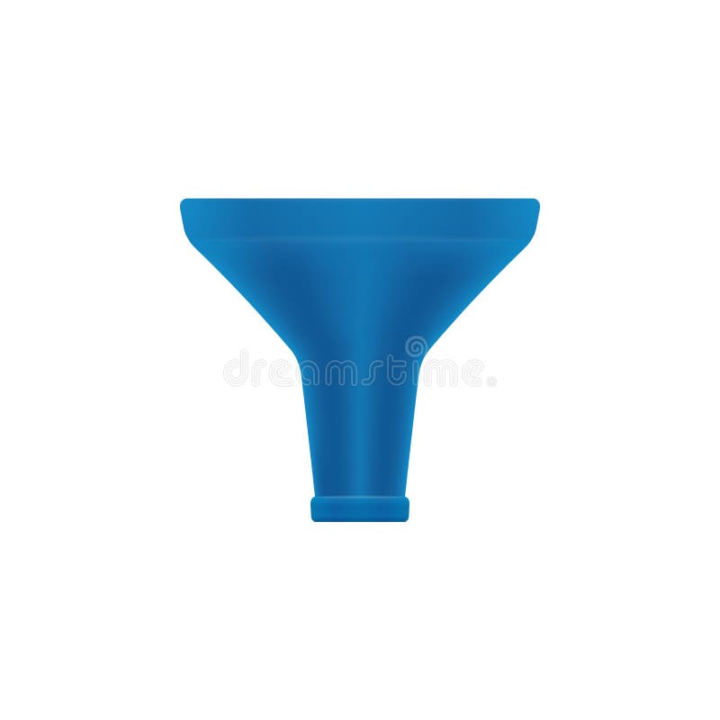 Funnel realistic icon stock illustration. Illustration of machine ...
