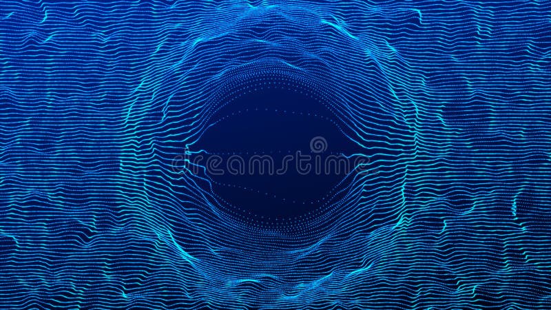 Funnel-shaped Tunnel for Movement between Cyberspaces. Cosmic Wormhole ...