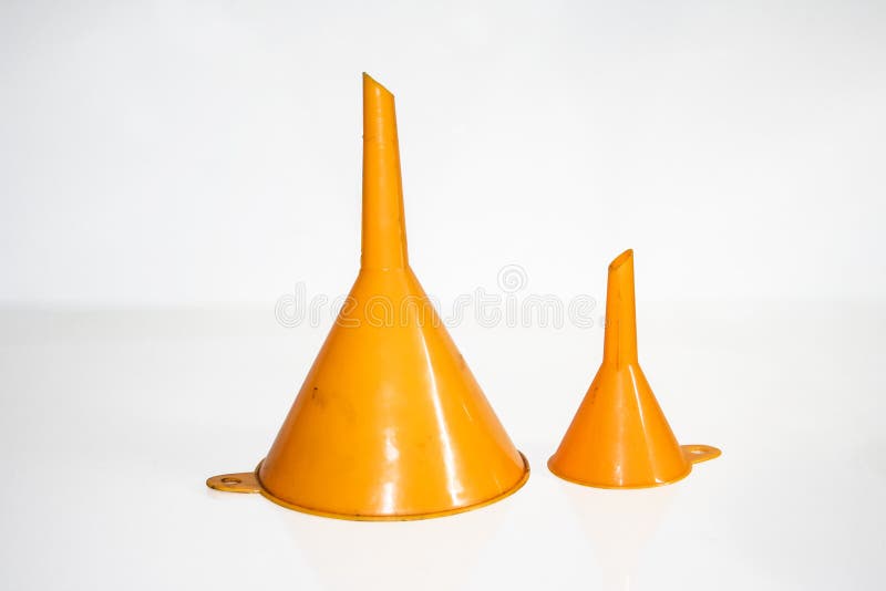 Orange Funnels stock image. Image of pair, background - 54060795