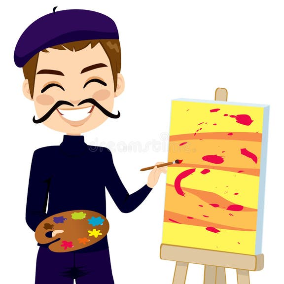 Funny Painter Stock Illustrations – 8,281 Funny Painter Stock ...