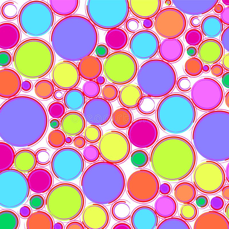 Funny Abstract Background: Multi-colored Balls Located at the Bottom of ...