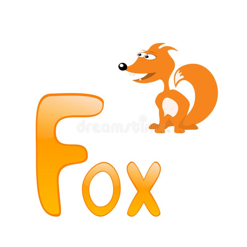 Funny Alphabet Fox Picture. Image: 16542708
