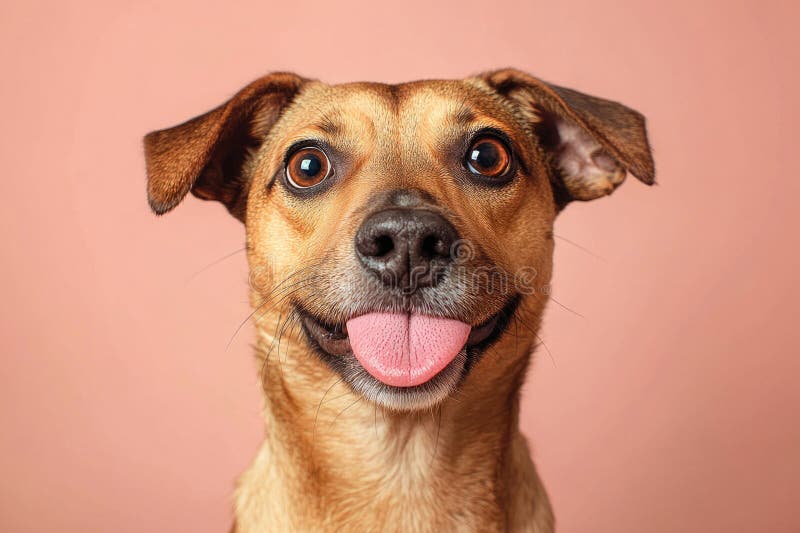 A Funny Animal Making a Silly Face or Pose, Standing on a Neutral ...