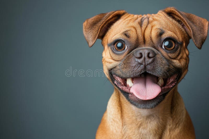 A Funny Animal Making a Silly Face or Pose, Standing on a Neutral ...