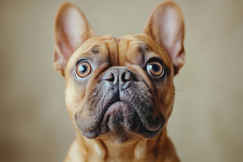 A Funny Animal Making a Silly Face or Pose, Standing on a Neutral ...