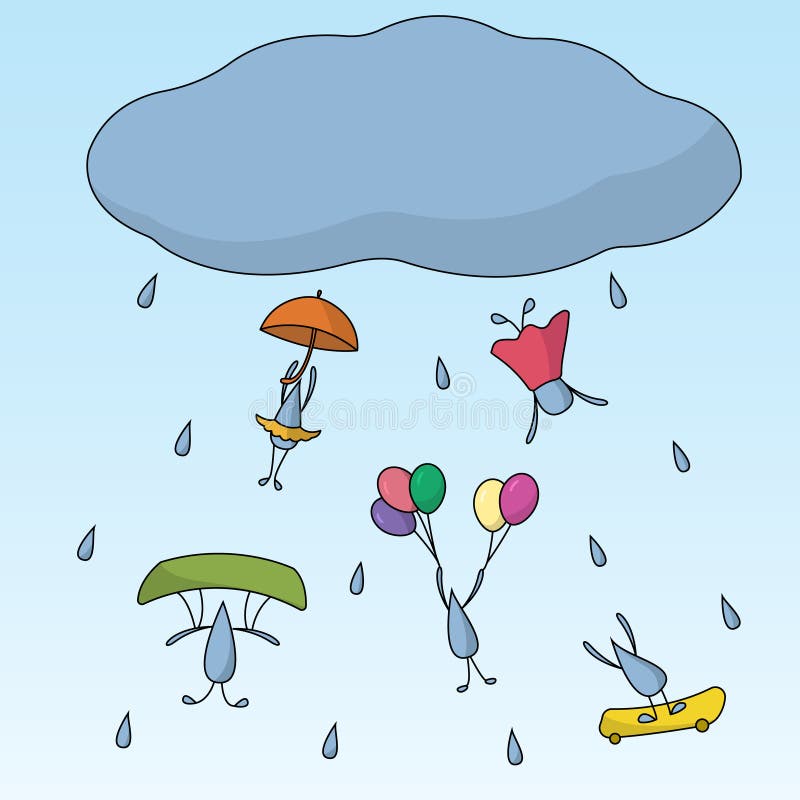 Animated Raindrops Stock Illustrations – 9 Animated Raindrops Stock ...