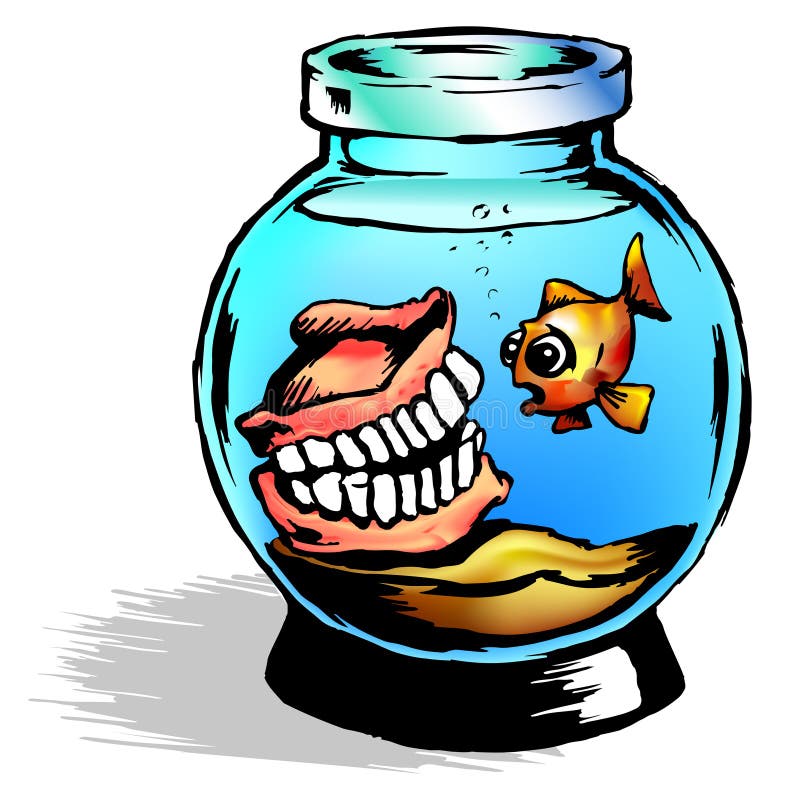 Funny aquarium stock illustration. Illustration of palate - 15462096