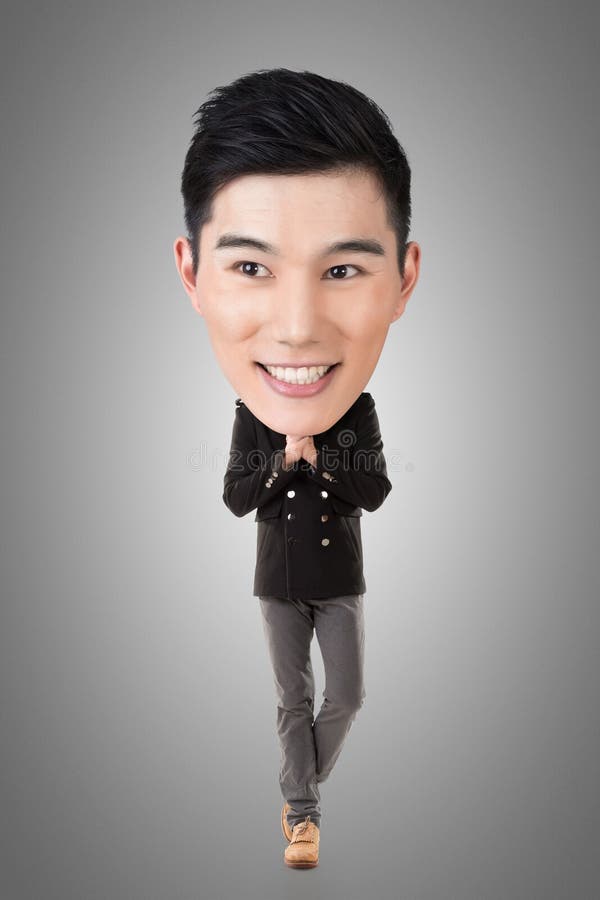 192 Funny Asian Big Head Man Photos - Free & Royalty-Free Stock Photos ...