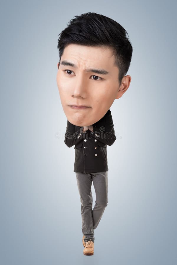 199 Funny Asian Big Head Man Stock Photos - Free & Royalty-Free Stock ...
