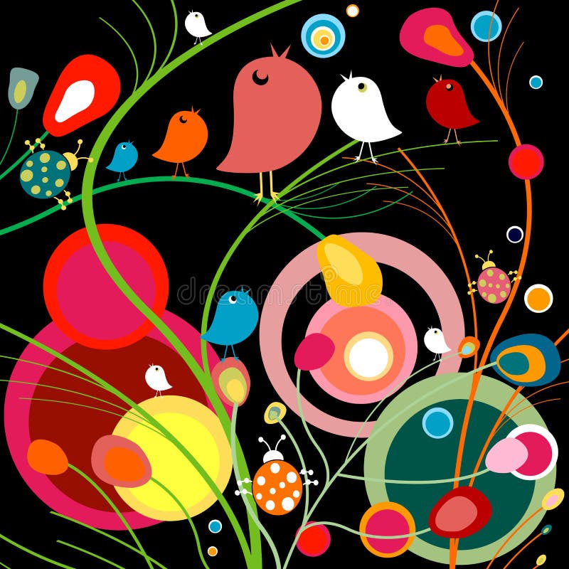 Funny background stock vector. Illustration of simple - 11049437