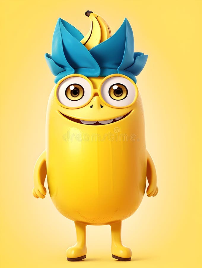 Funny Yellow Banana Stock Illustrations – 3,944 Funny Yellow Banana ...