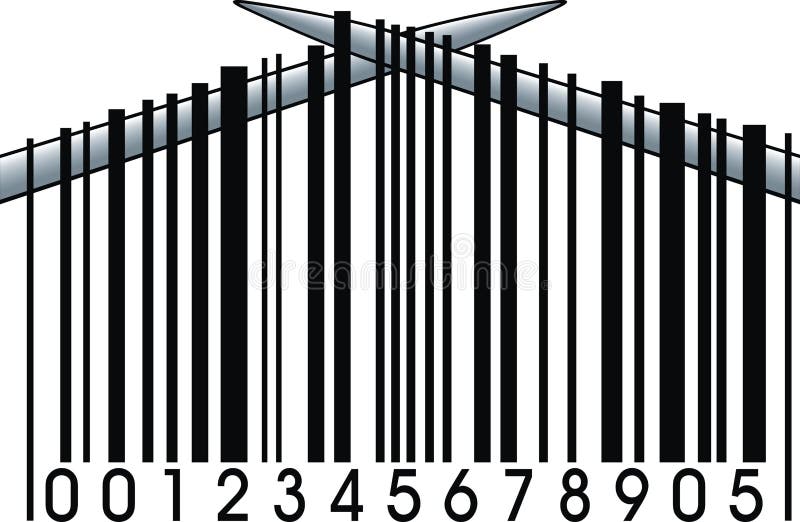 Wrong barcode stock vector. Illustration of code, inventory - 31379994