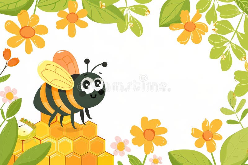 Spring Beehive Isolated Coloring Page for Kids Stock Vector ...