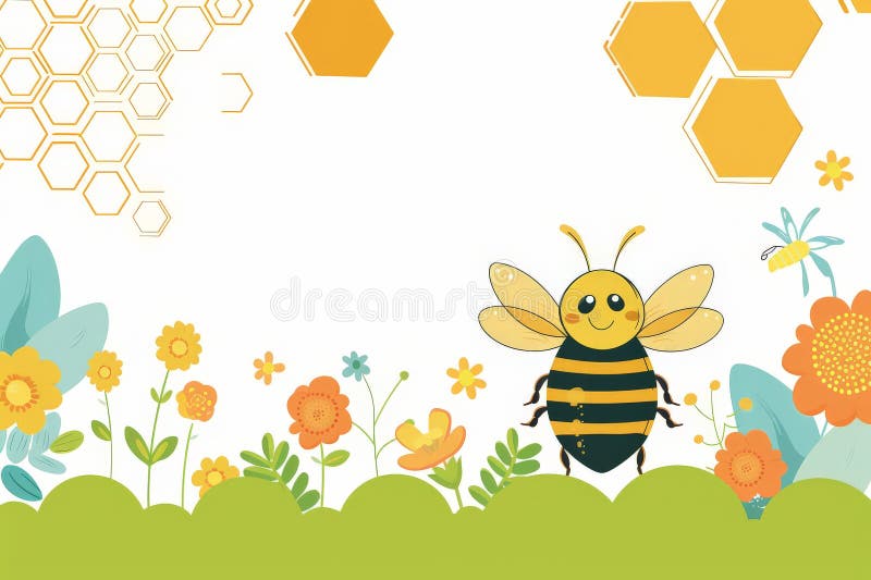 Spring Beehive Isolated Coloring Page for Kids Stock Vector ...
