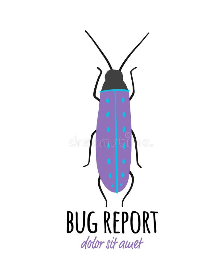 Funny Beetle, Bug Character for Your Design Stock Vector - Illustration ...